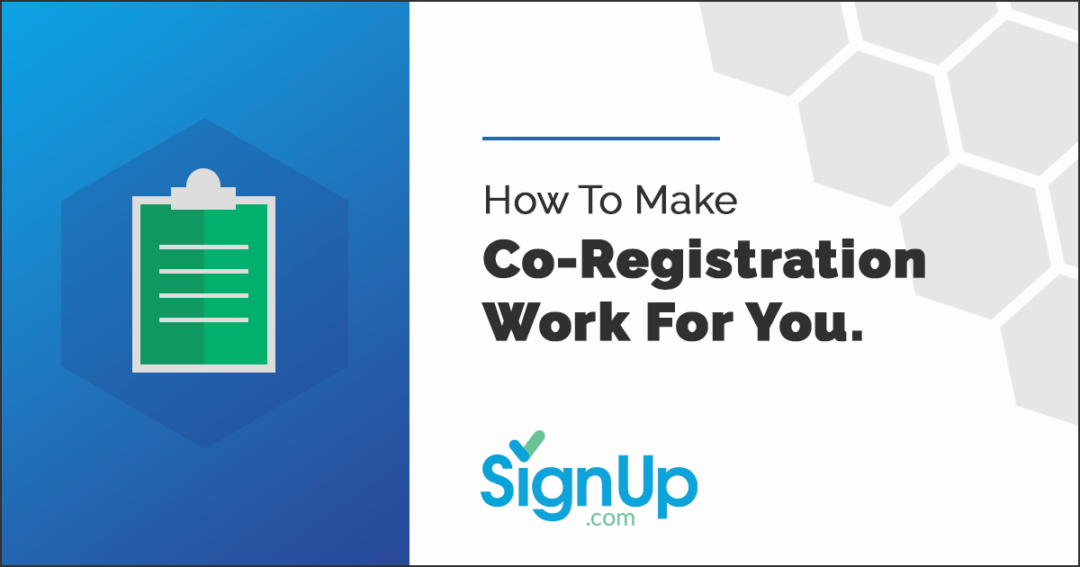 What is Co-reg (co-registration)?